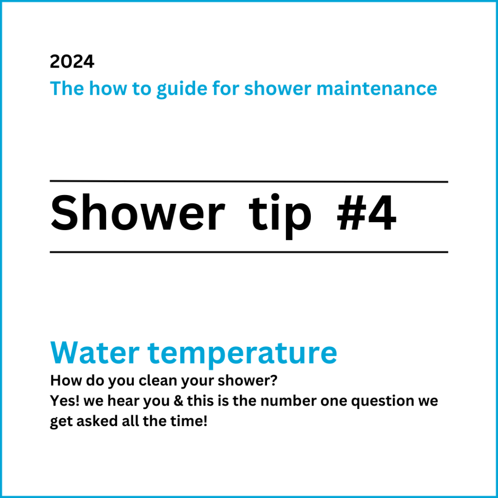 Shower tip #4 - Water temperature - Guaranted Shower Installations